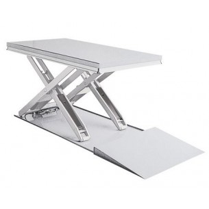 Table de levage inox extra plate à plateau plein PRLXL 6/80